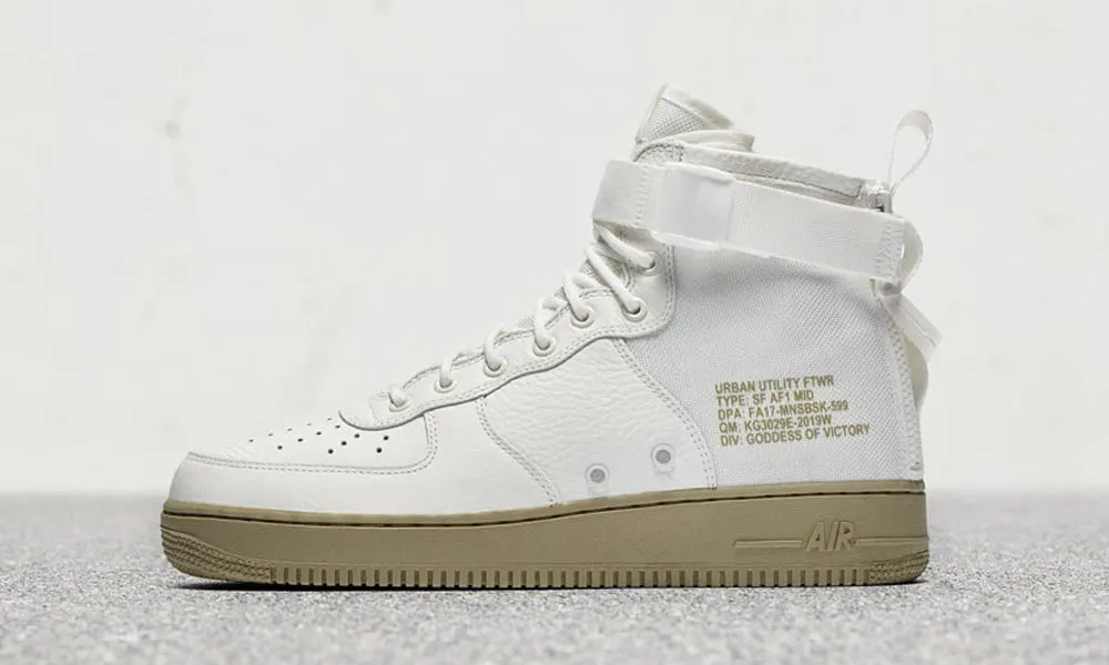 Nike SF AF-1 Mid Ivory/Olive - Launching 11th August | END. (ES)