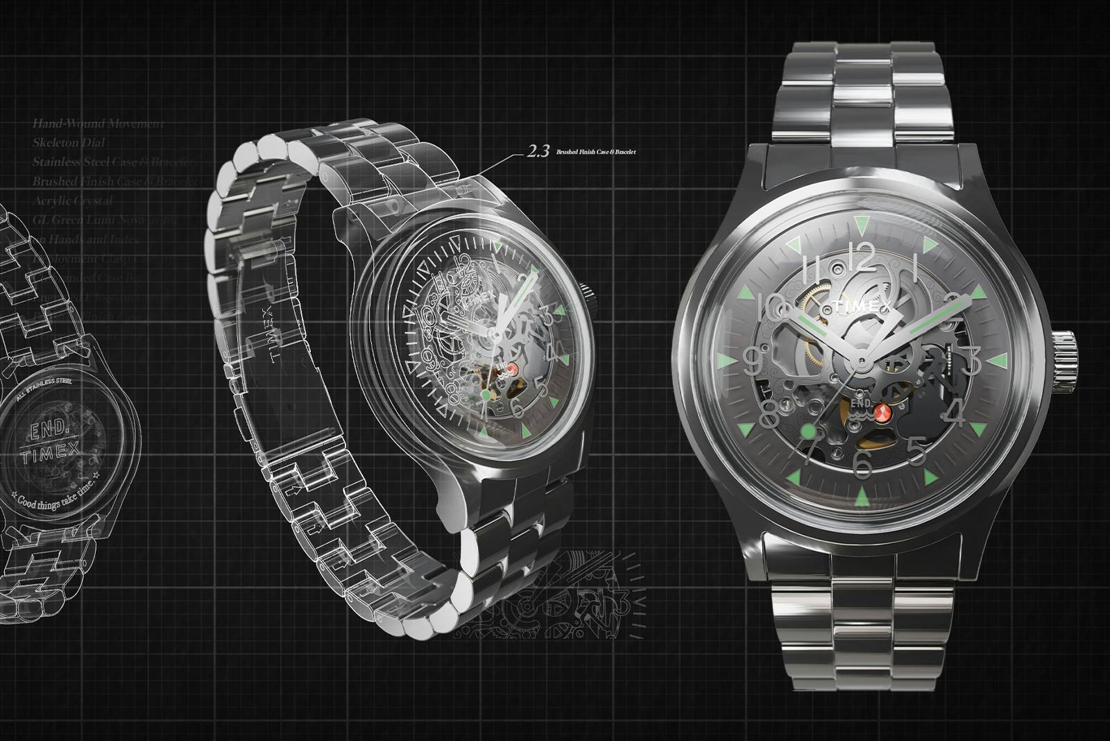 END. X TIMEX MK1 “MECHANICAL SKELETON” | END. (US)