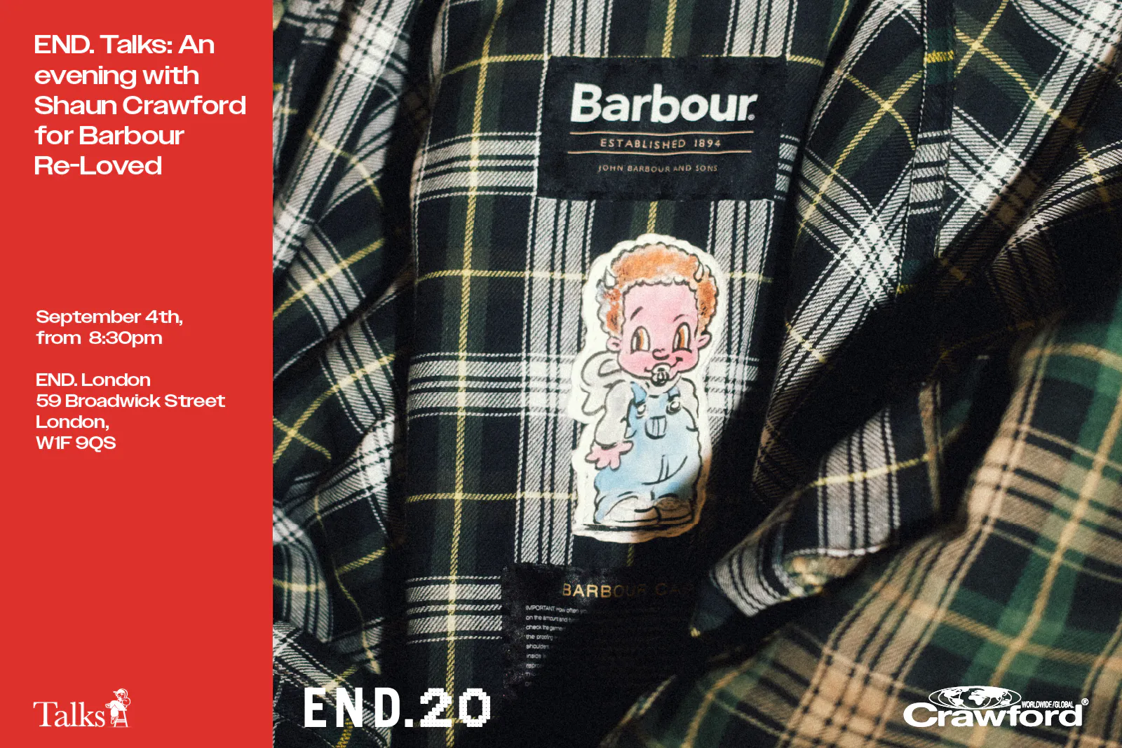 END. TALKS: An Evening with Shaun Crawford for Barbour Re-Loved | END. (CN)