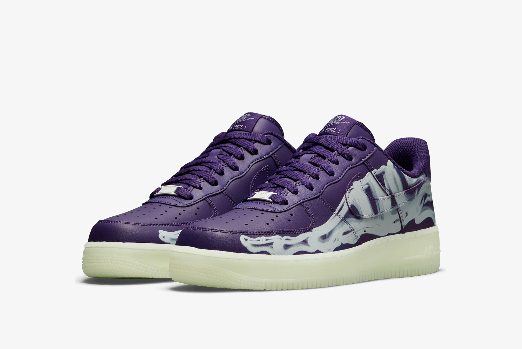 Nike Celebrates Spooky Season With The Air Force 1 ‘07 Skeleton QS ...