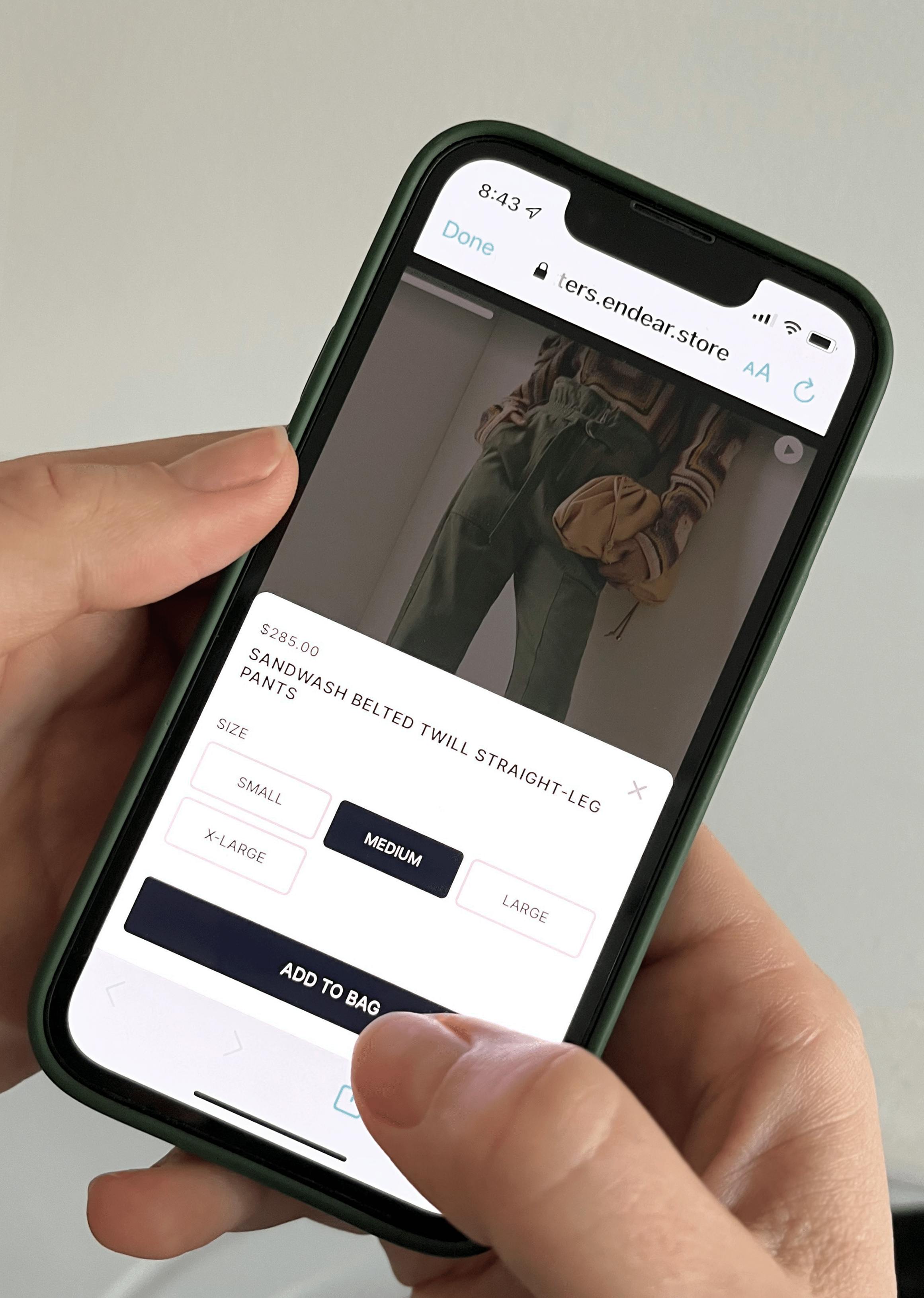 Shoppable Stories for personalized product recs | Endear