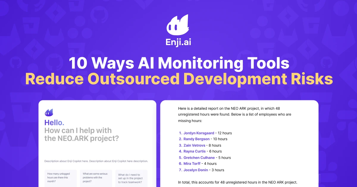 10 Ways AI Monitoring Reduces Outsourced Development Risks