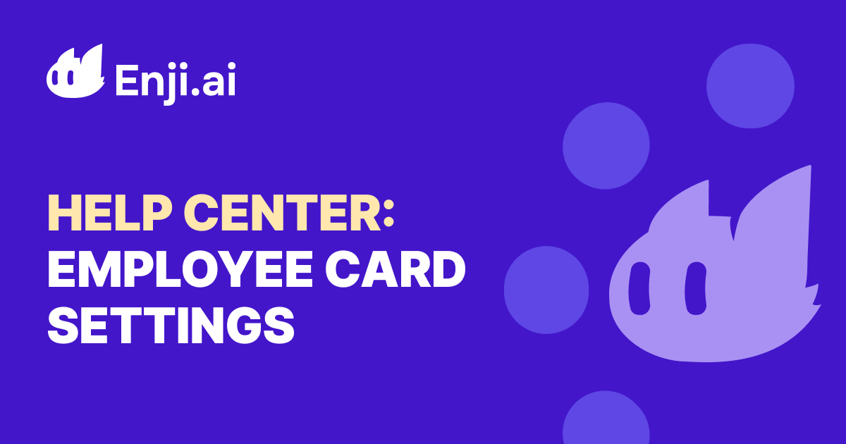 Setting Up Employee Profiles in Enji Management System