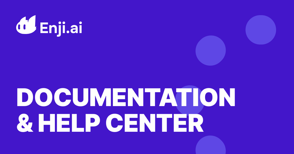 Enji Project Management Documentation & User Guides