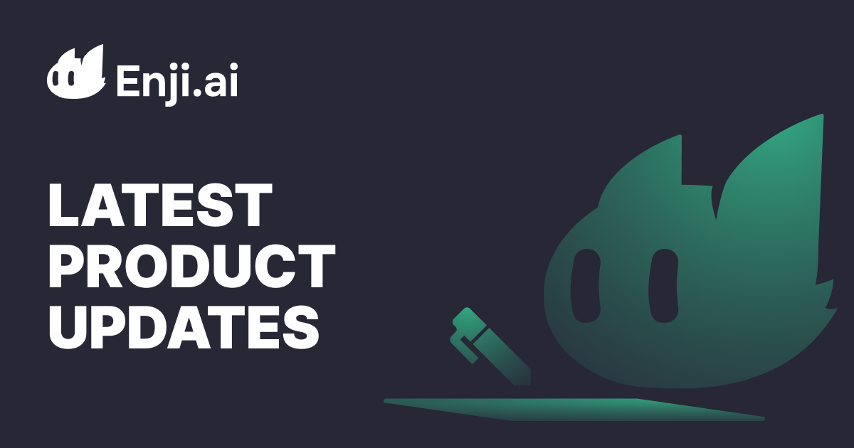 Enji's Mar 12, 2026 Release: Analytics Without Logs