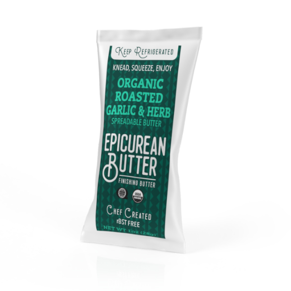 100% Organic Roasted Garlic Herb Butter | Epicurean Butter