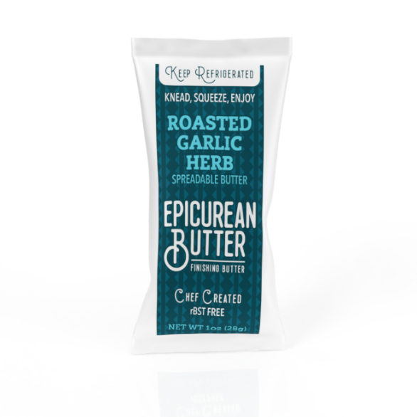 Roasted Garlic Herb Butter 1oz 10-Pack | Epicurean Butter