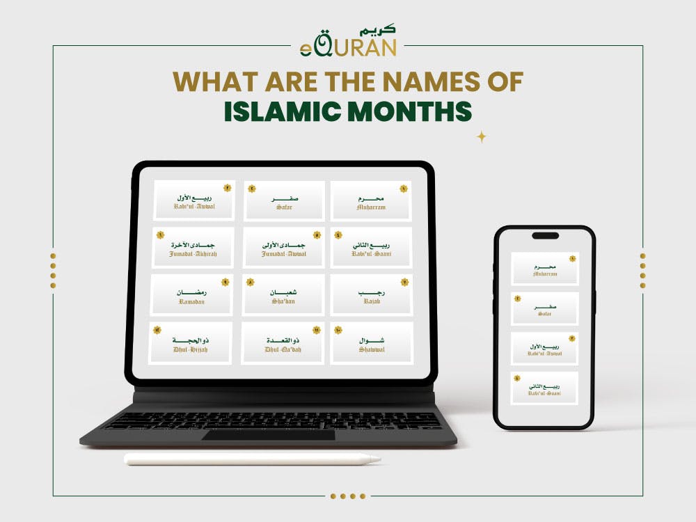 What are the names of Islamic months? - eQuraneKareem