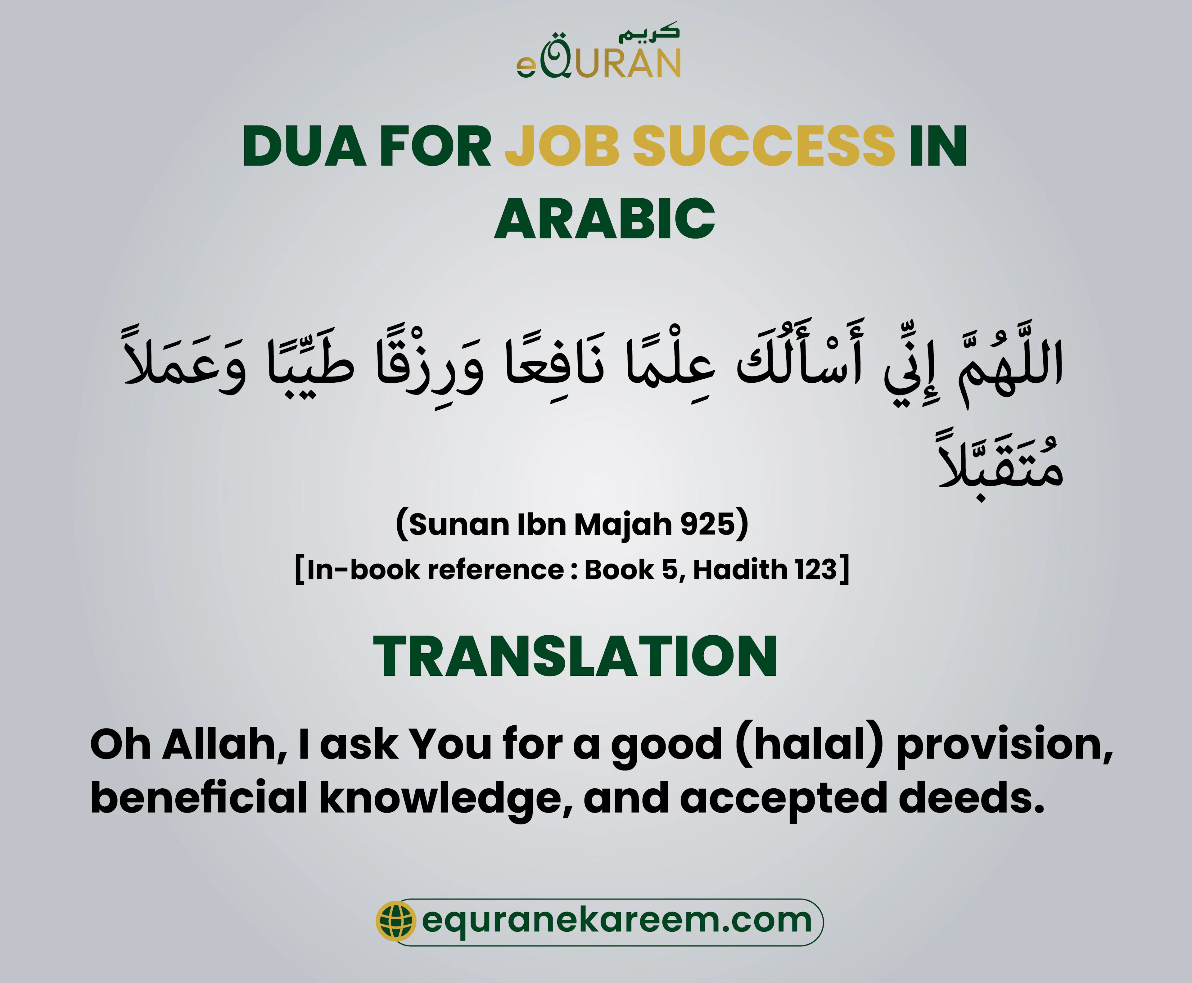 Dua for Success in Every Field of Life