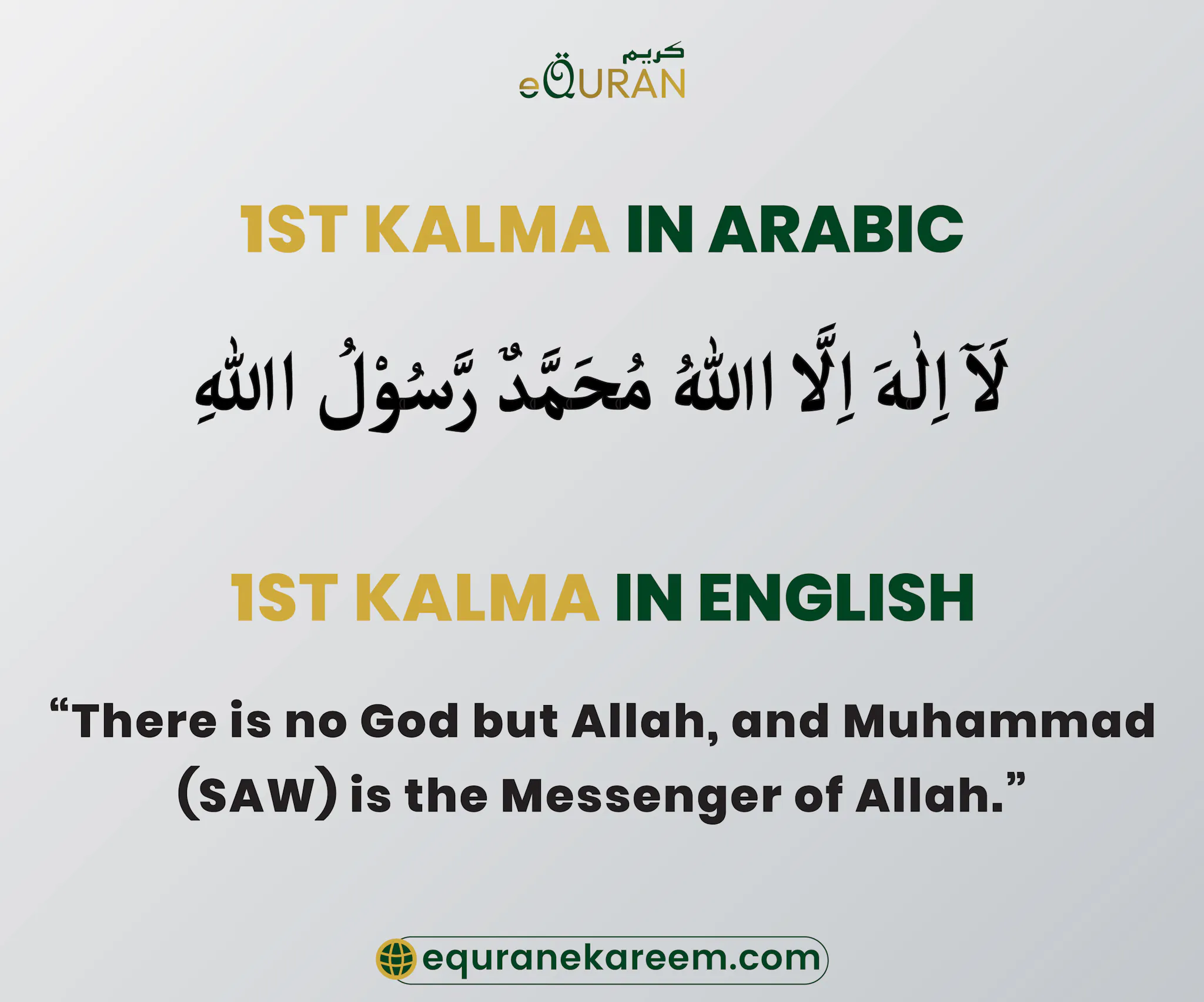 First Kalima Understanding Meaning and Translation