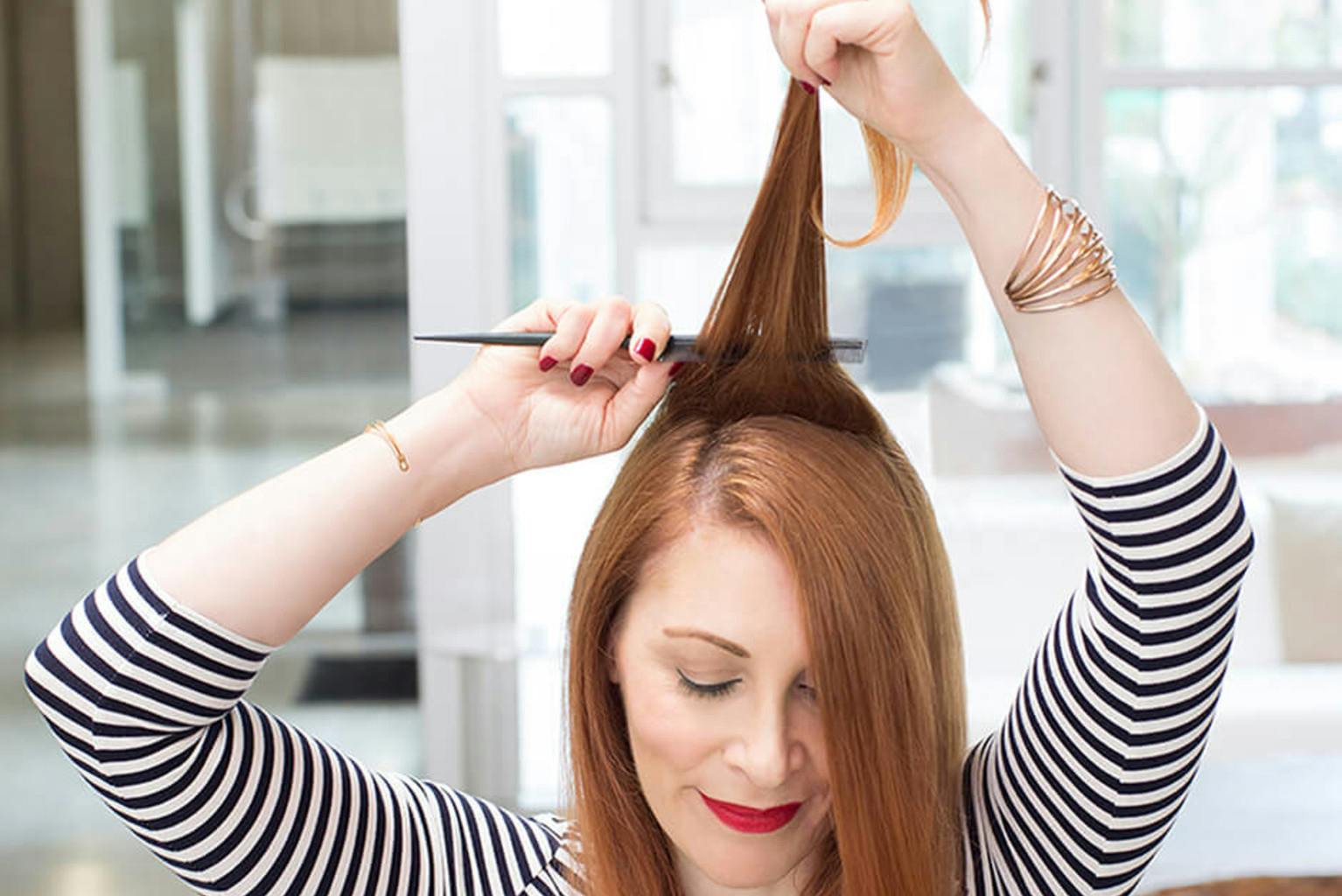 How to Tease Hair