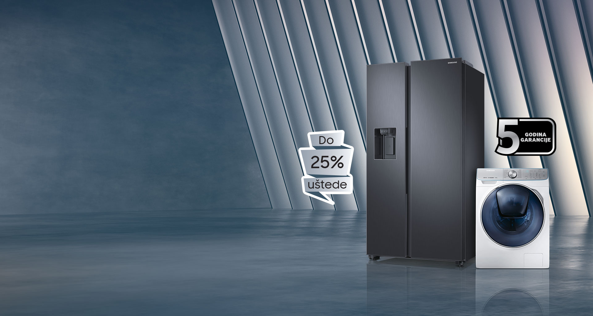 Upotpunite enterijer svog doma Samsung uređajima.