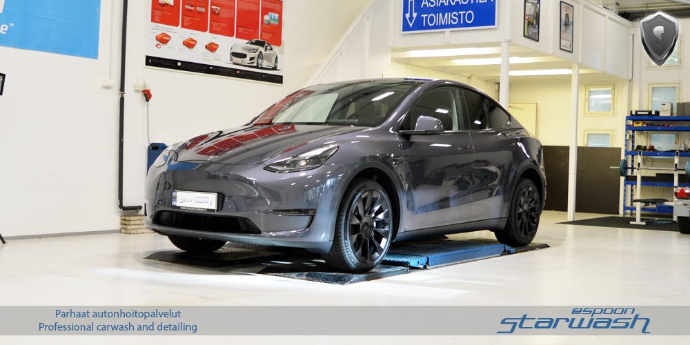 Tesla Model Y Korrek Pro Ceramic Tfc Cure kestopinnoite | Espoon ...