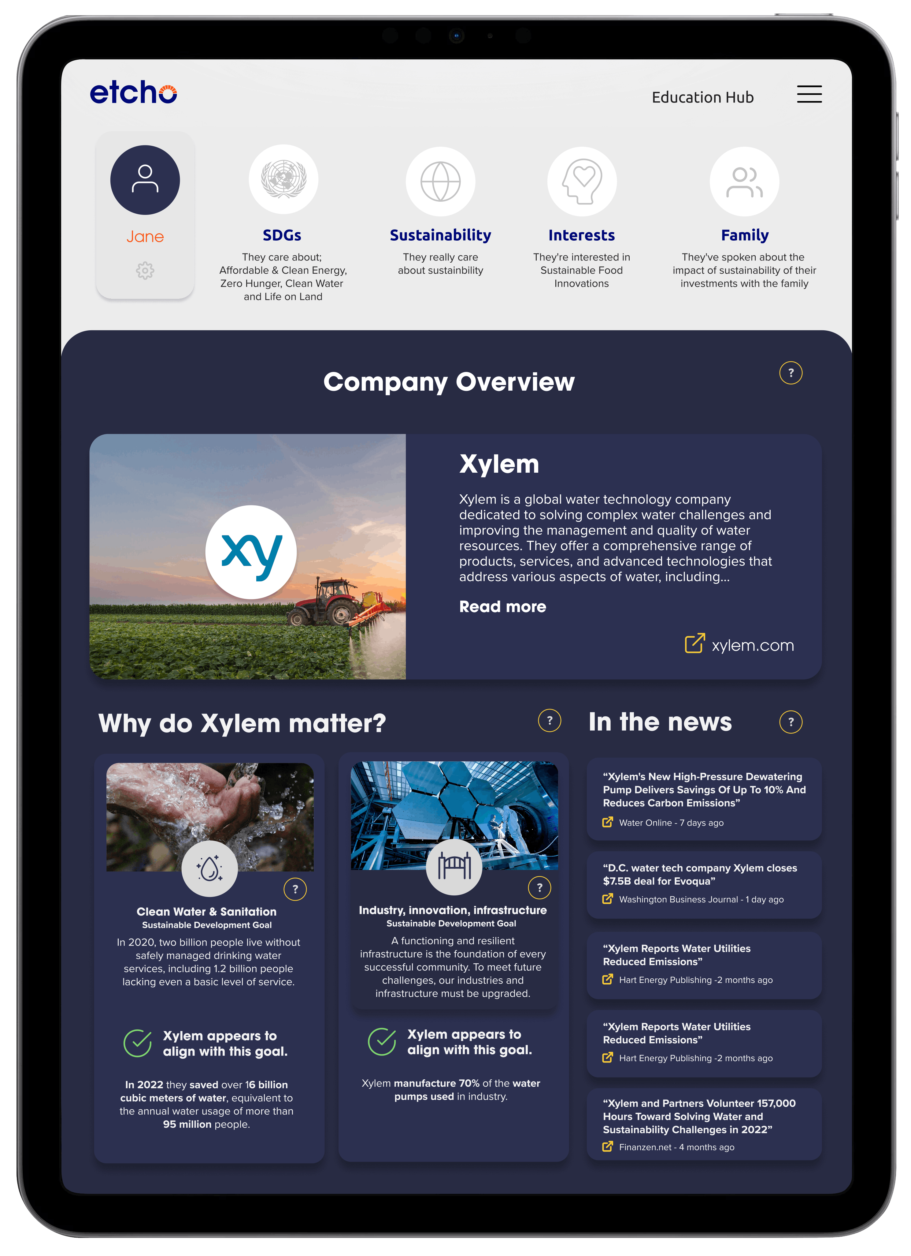 Seamlessly connecting wealth with values - Etcho