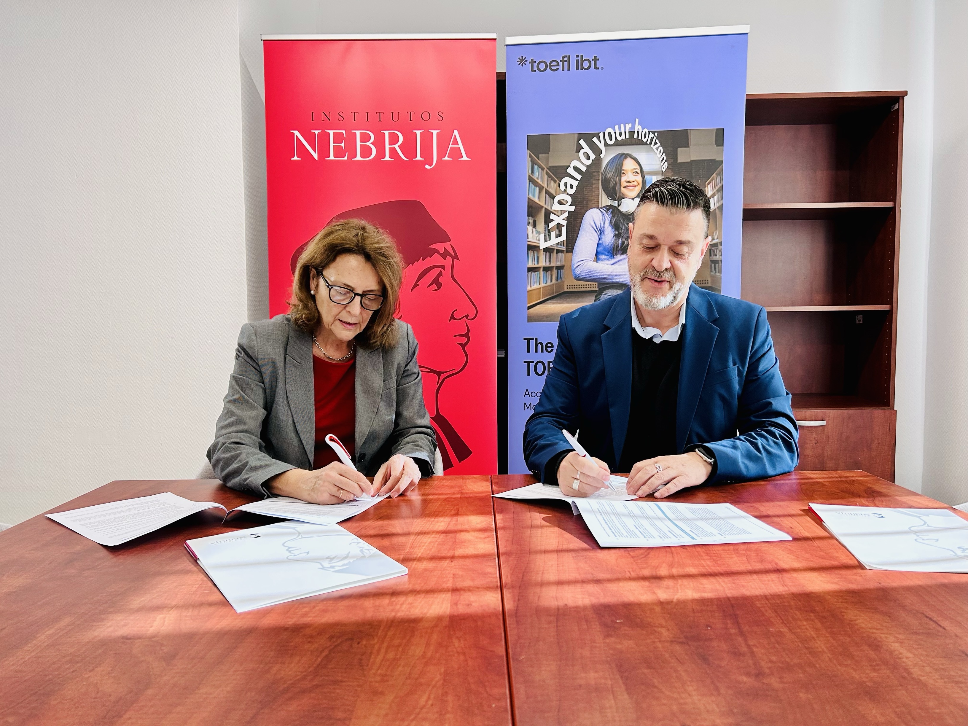 Institutos Nebrija signs a collaboration agreement with TOEFL® | ETS Global