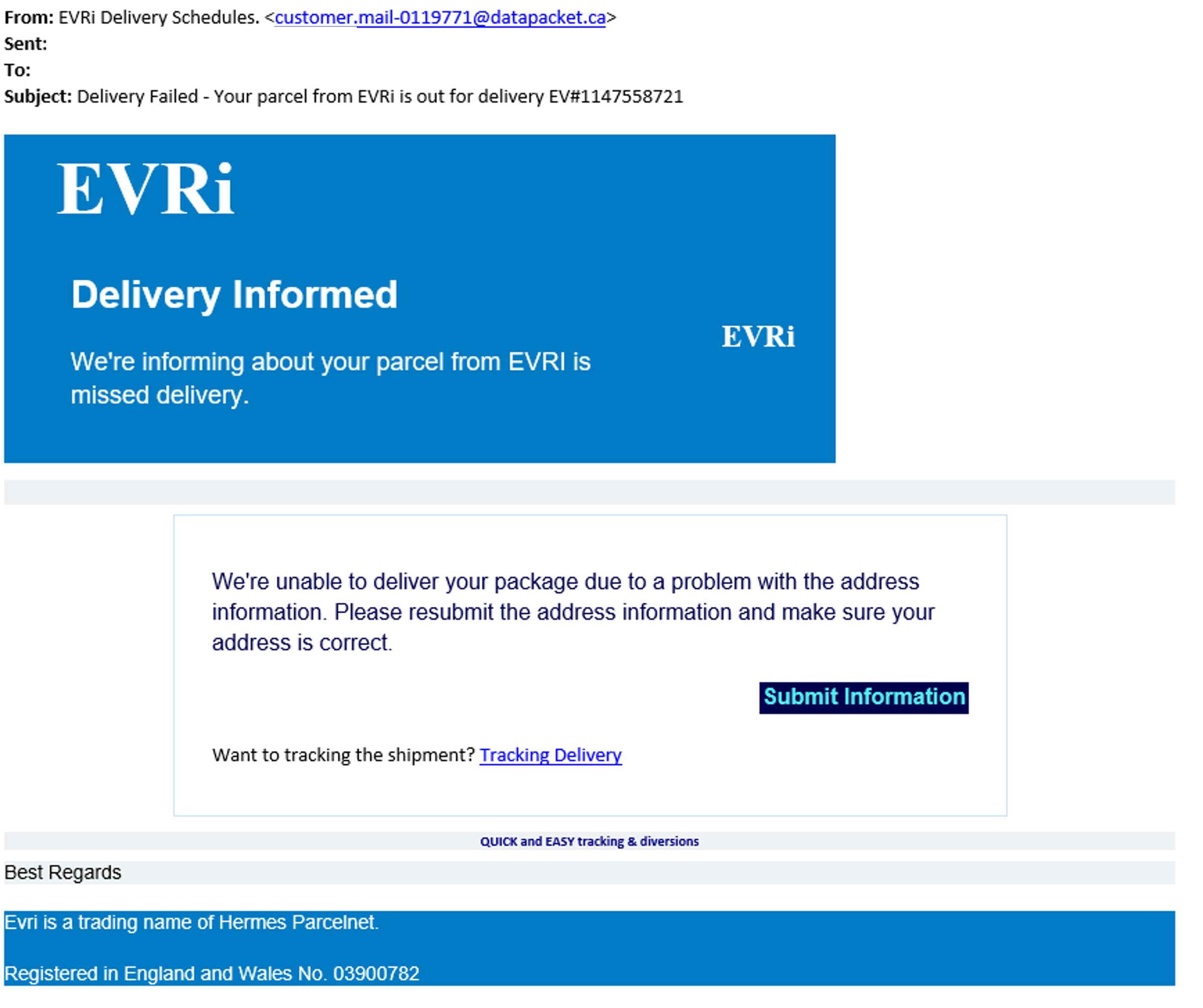 How to spot and report fraud | Digital Security | Evri