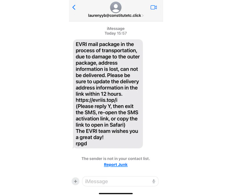 How to spot and report fraud | Digital Security | Evri