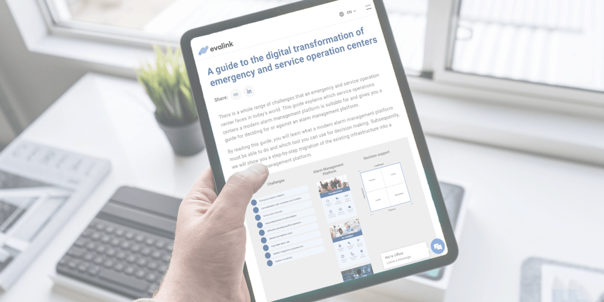 A guide to the digital transformation of emergency and service operation centers