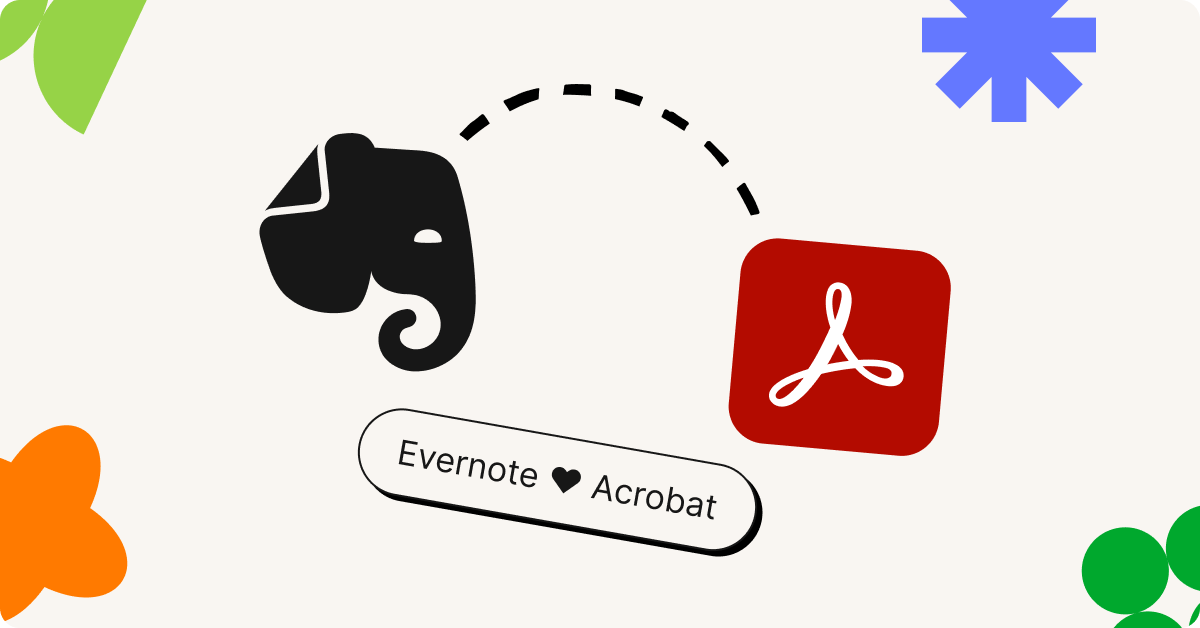 Adobe Acrobat x Evernote - Create the ultimate document workflow