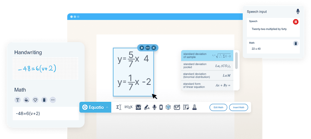 Equatio: The equation editor for accessible maths | Everway