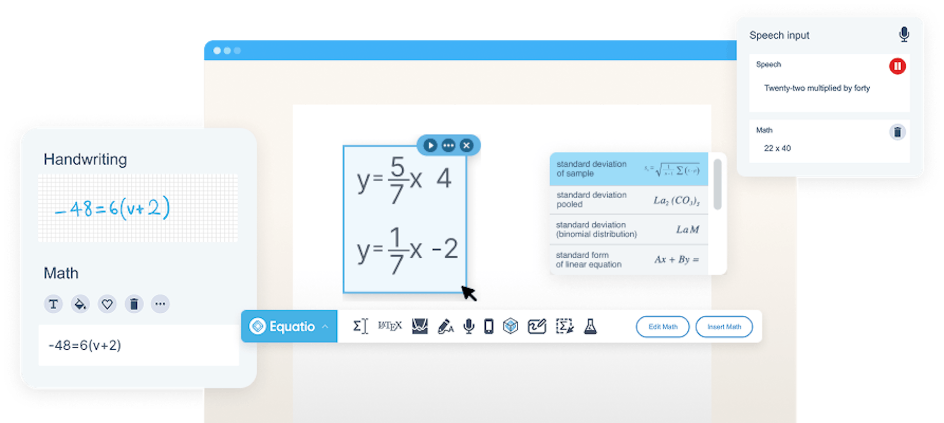 Equatio: The equation editor for accessible maths | Everway