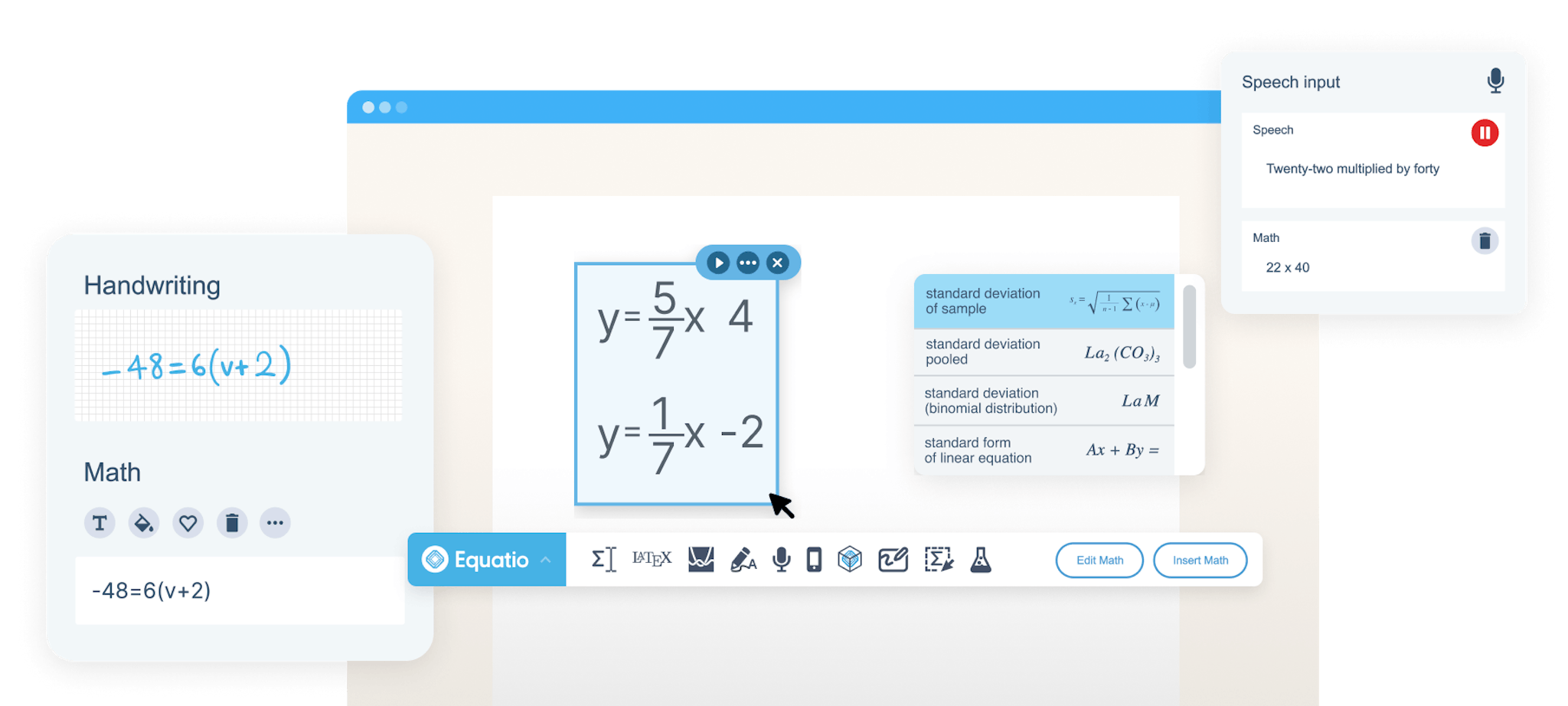 Equatio: The equation editor for accessible math | Everway