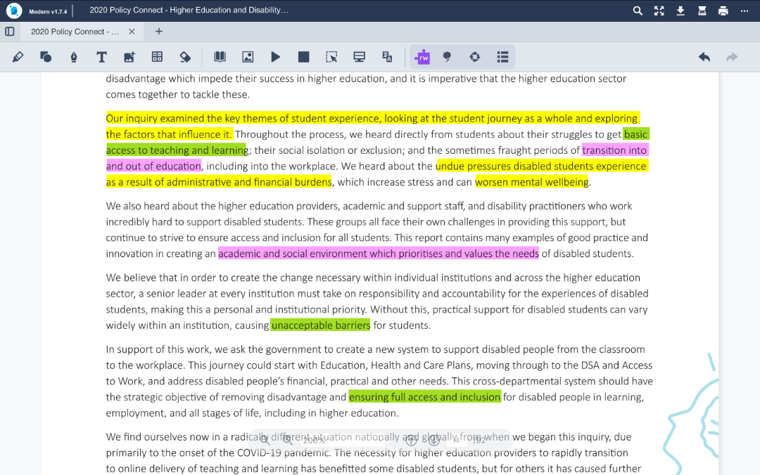 Collect highlights and vocabulary with OrbitNote | Everway