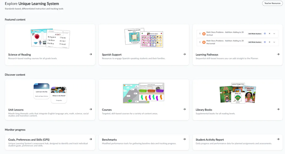 Unique Learning System: ULS Product News | Everway