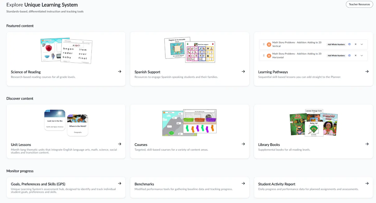 Unique Learning System: ULS Product News | Everway