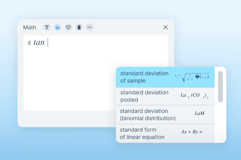 Equatio: The equation editor for accessible math | Everway