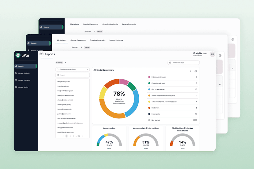 uPar: Reading screener to identify struggling readers | Everway