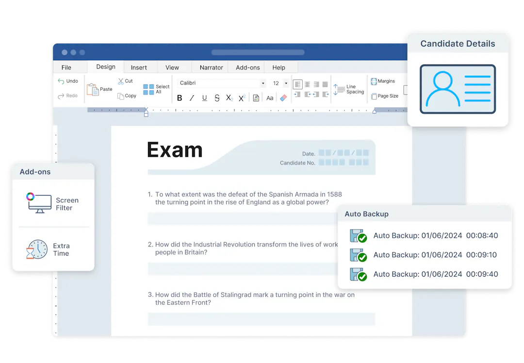 ExamWritePad: word processor for exam access arrangements | Everway