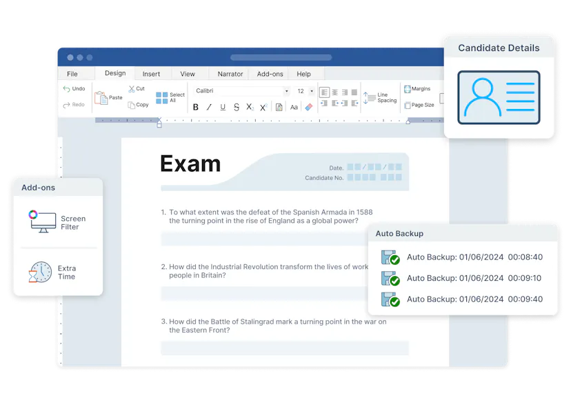 ExamWritePad: word processor for exam access arrangements | Everway