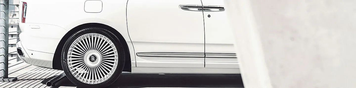 White custom wheels and tire packages for cars, trucks, and SUV's ...