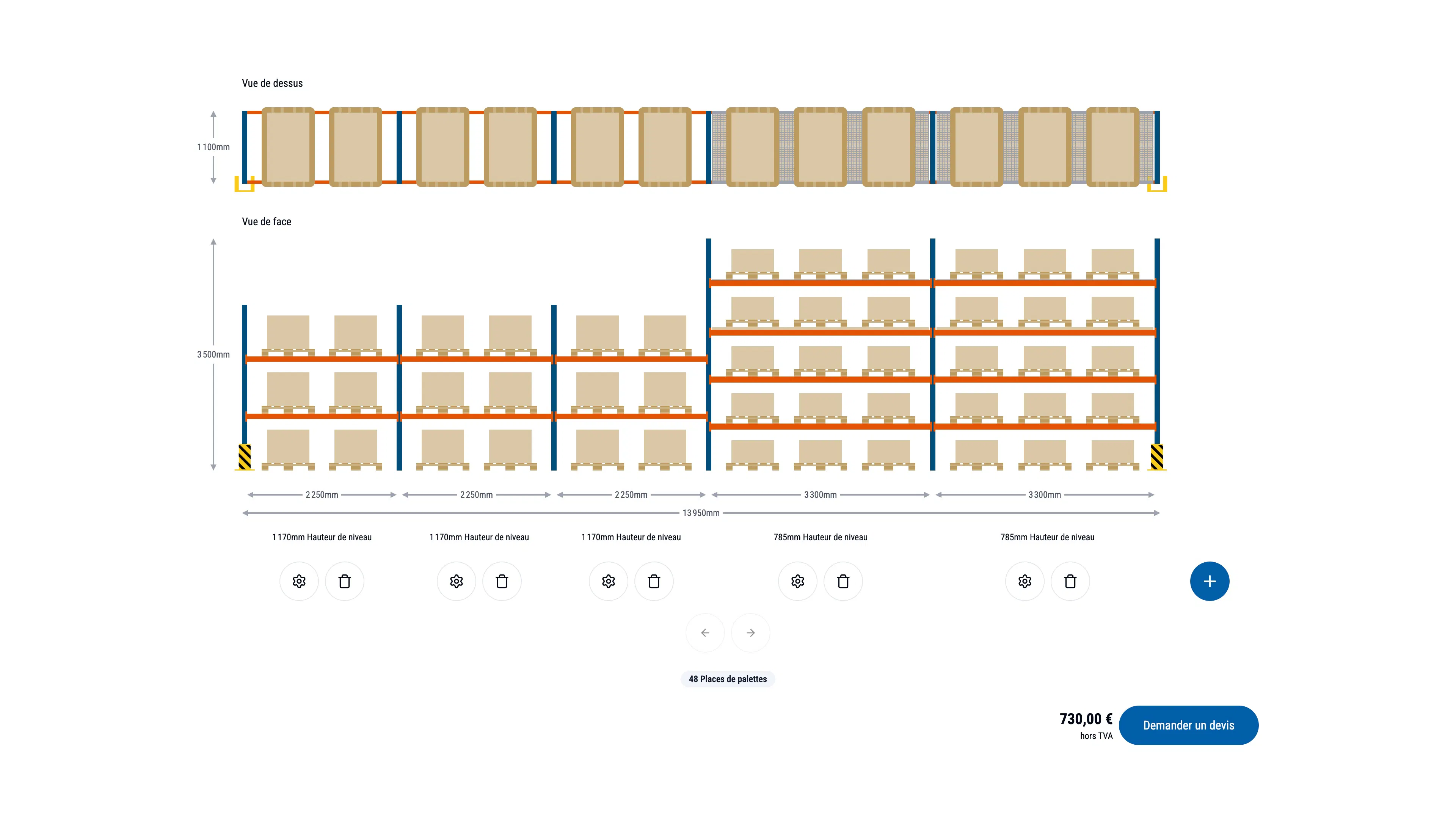 Pallet Rack Configurator - RackXpert | Excyted
