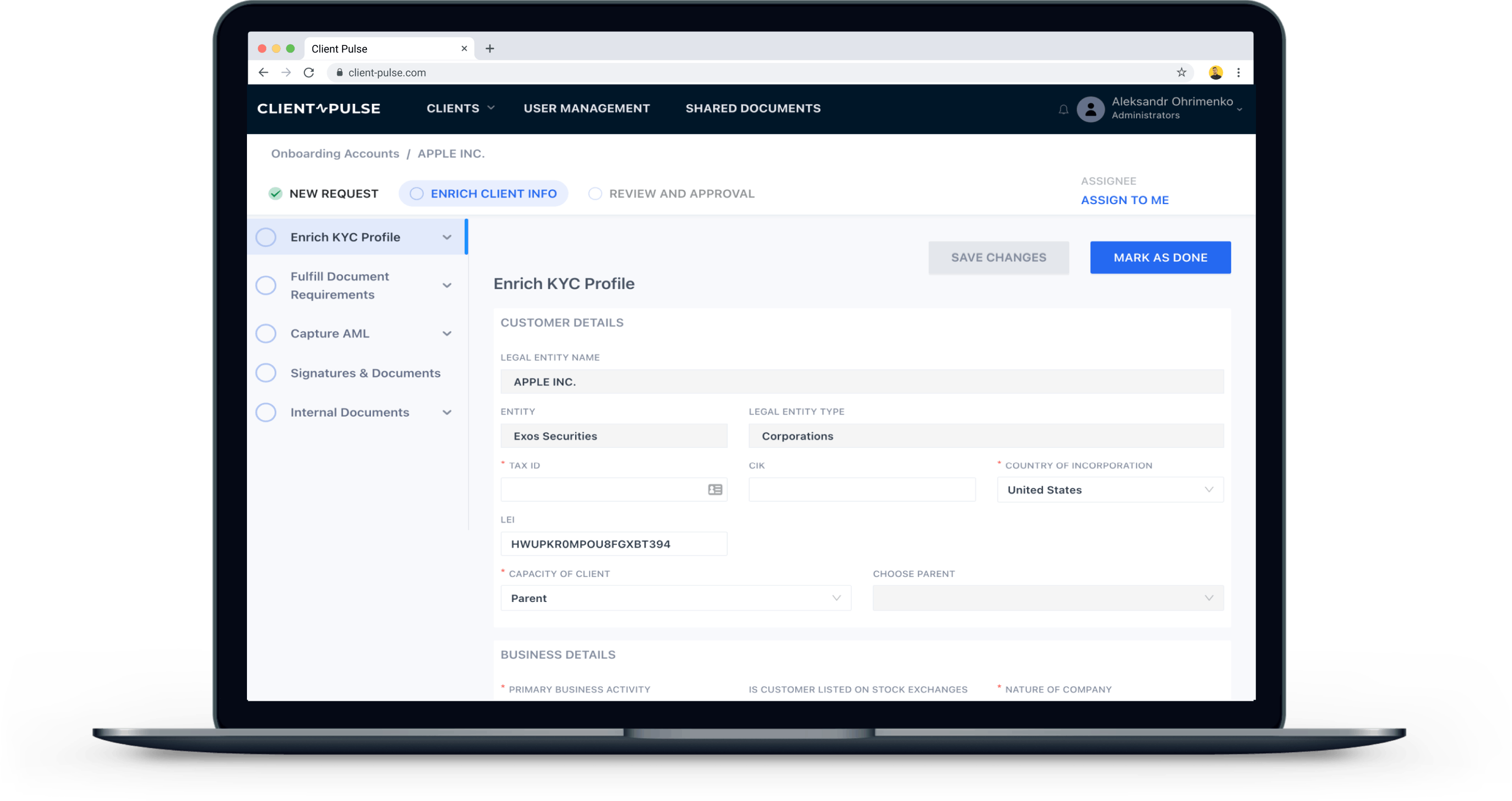 Client Pulse will allow you and your clients to be ready-for-business ...