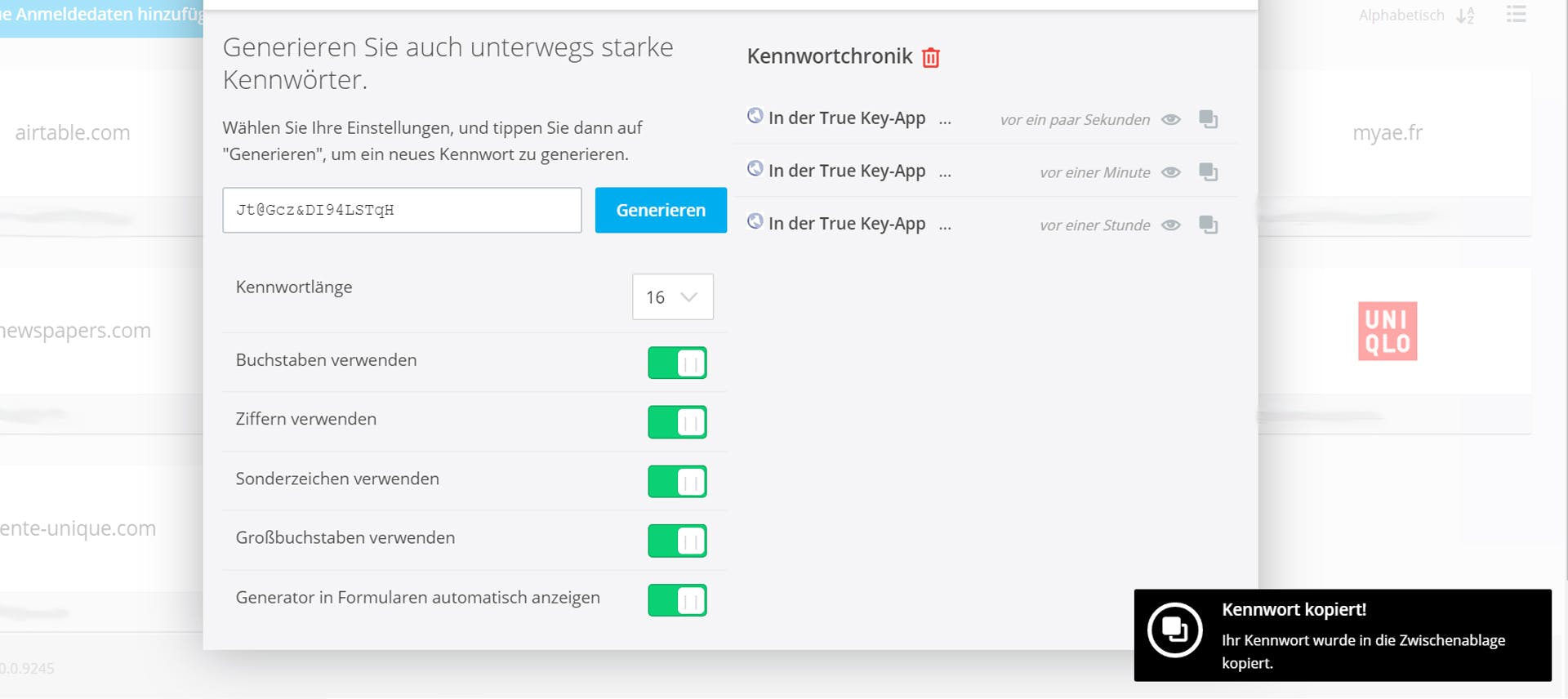 McAfee True Key Recensione - Password Manager | DIGITALE.co