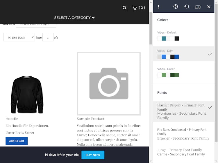 Volusion - Online-Shop Software im Test | EXPERTE.de
