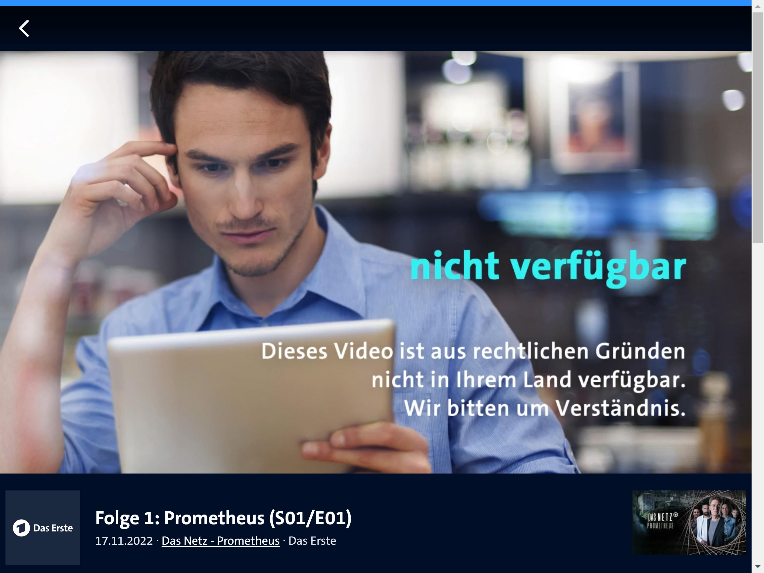 ARD im Ausland empfangen 2023: Aus rechtlichen Gründen nicht verfügbar? | EXPERTE.de