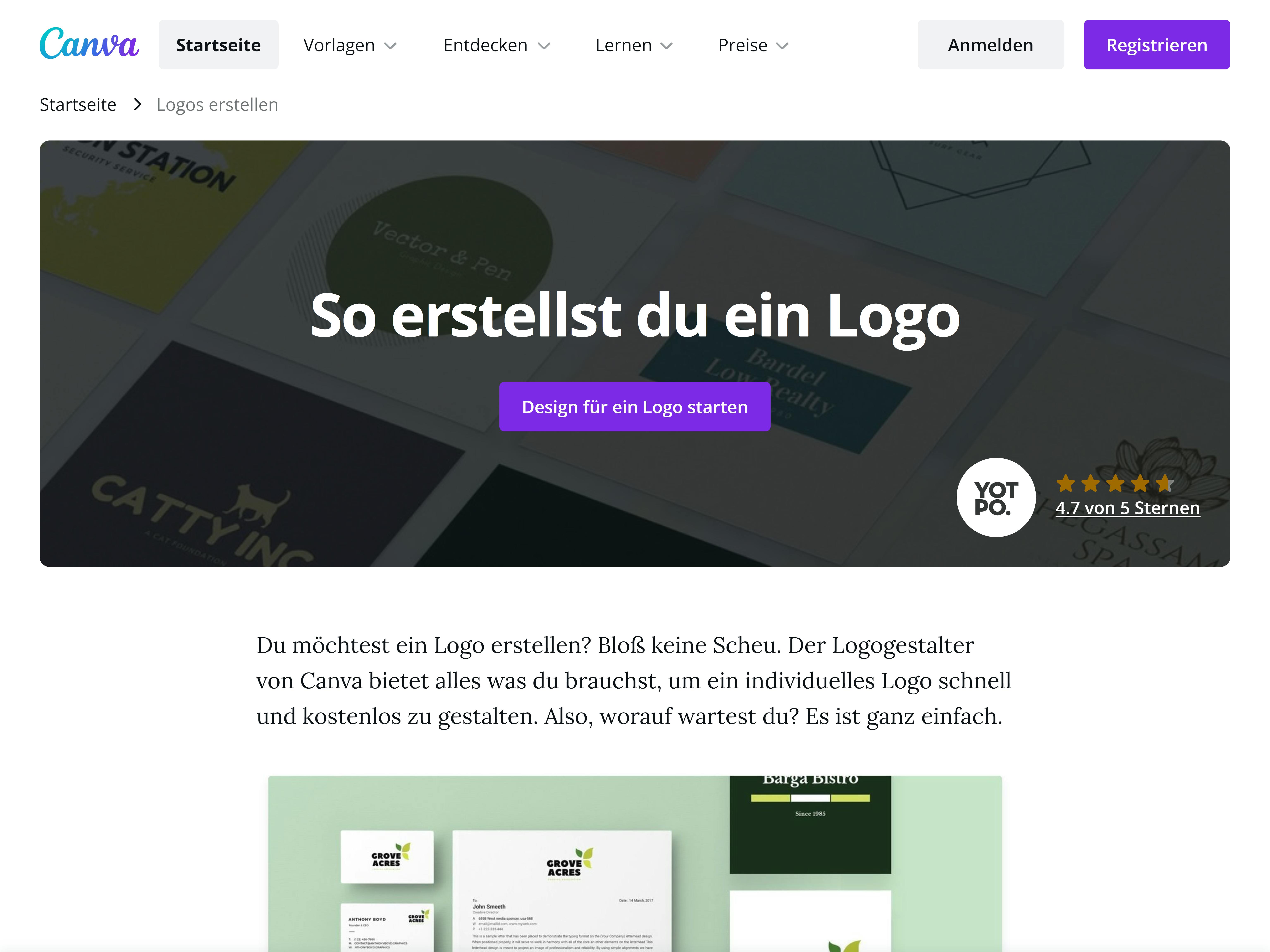 Canva Logo Maker Test 2023: Logo erstellen leicht gemacht? | EXPERTE.de