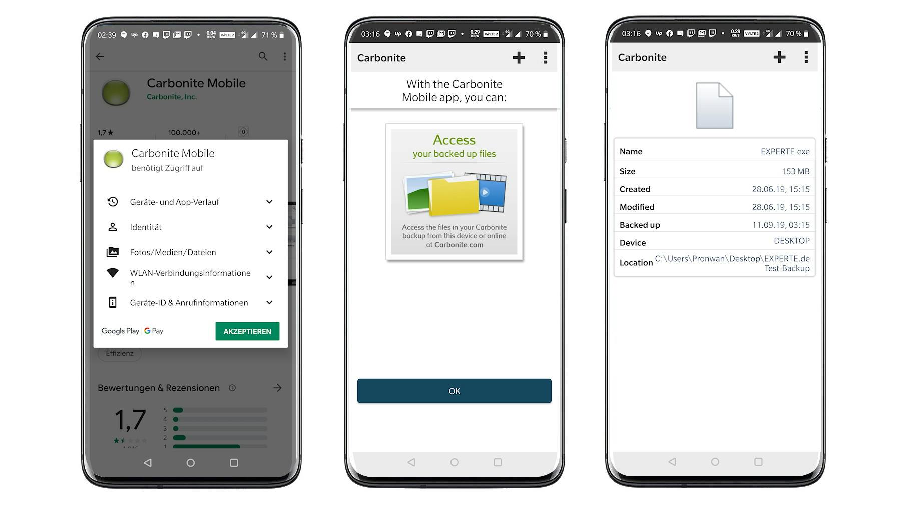 Carbonite Safe - Cloud Backup im Test | EXPERTE.de