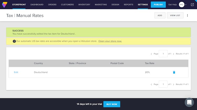 Volusion - Online-Shop Software im Test | EXPERTE.de