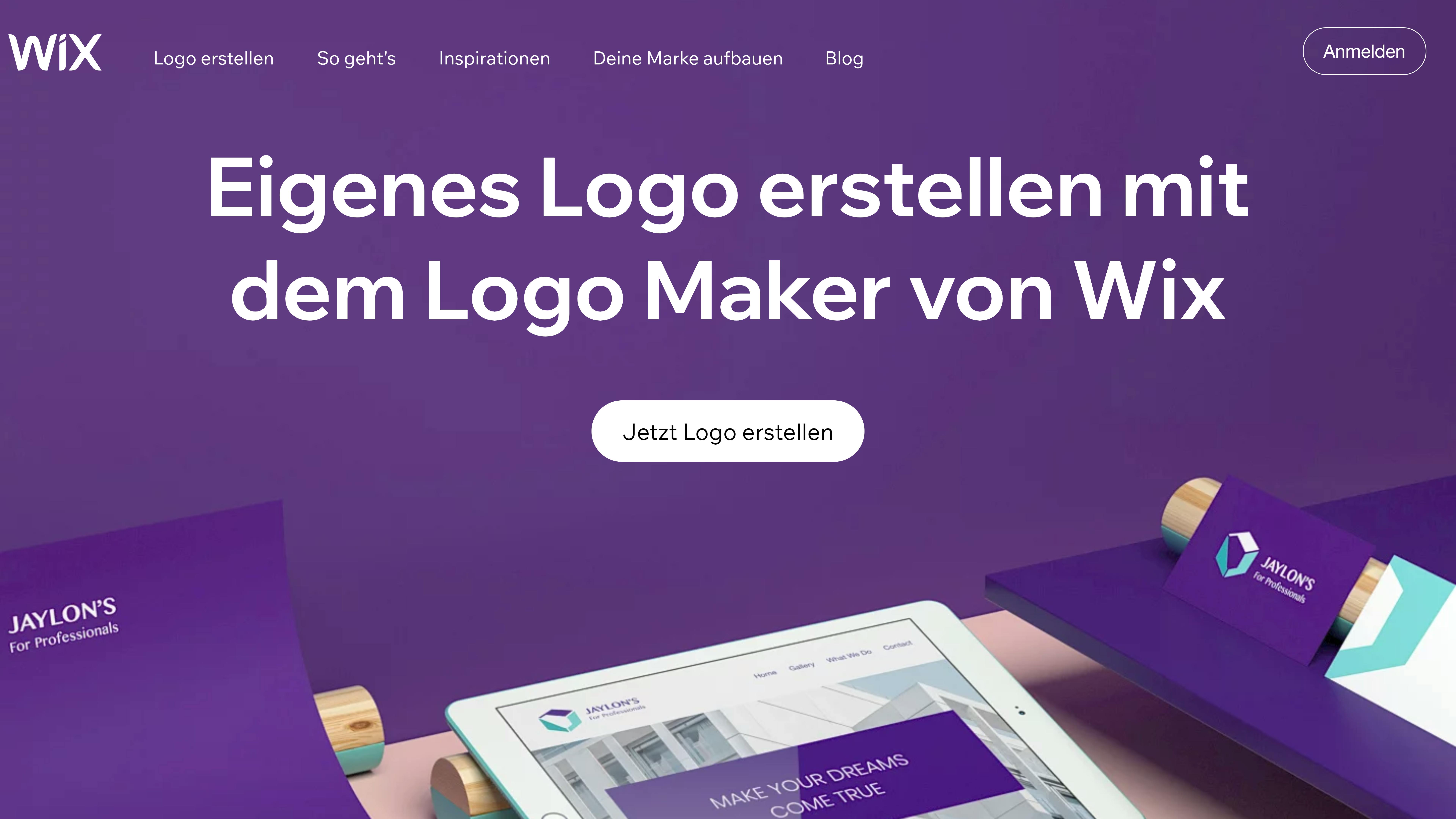 Wix Logo Maker Test: Mit AI zum eigenen Logo? | EXPERTE.de