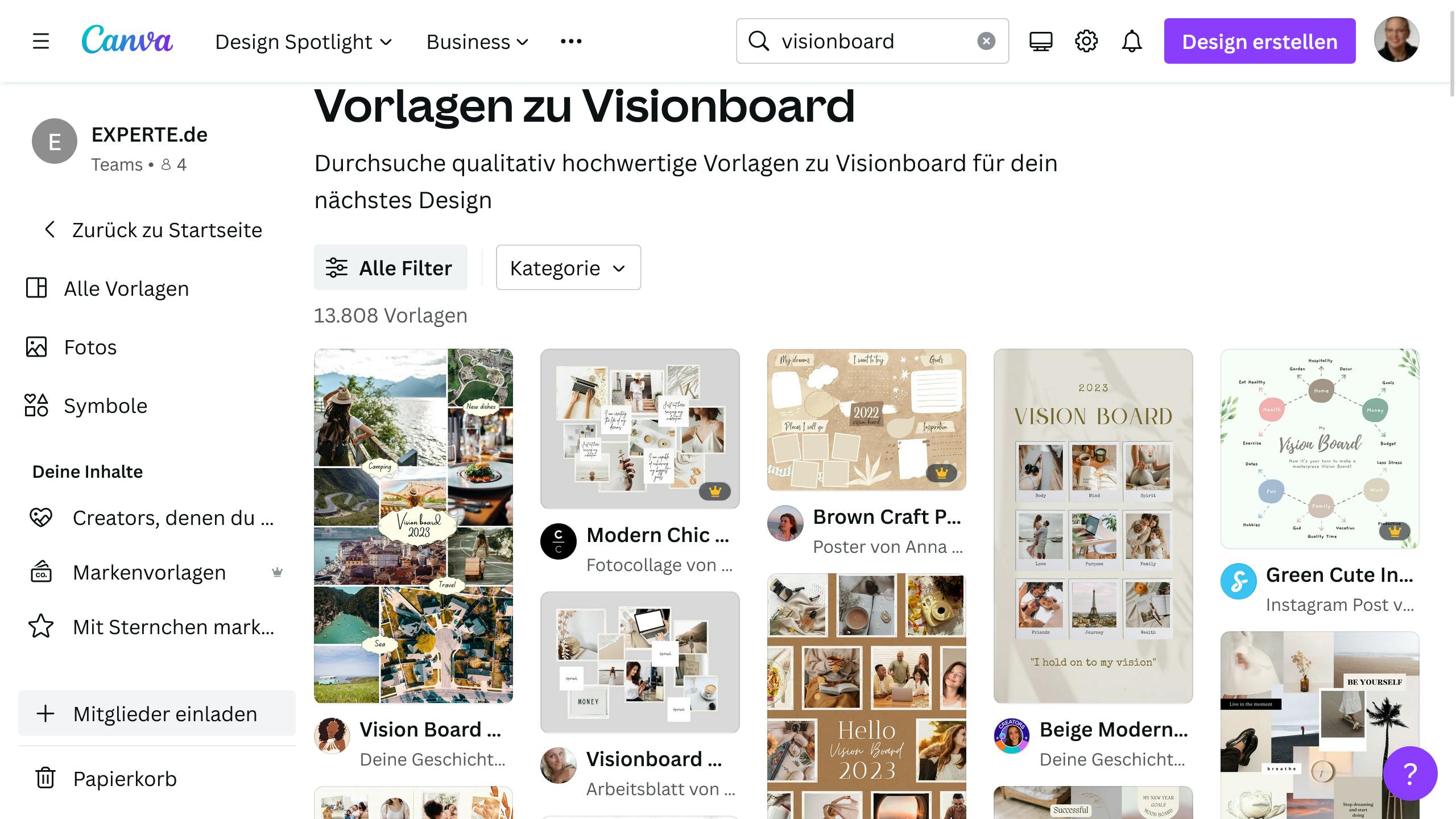 Visionboard (kostenlos) erstellen: In 4 Schritten zum eigenen ...