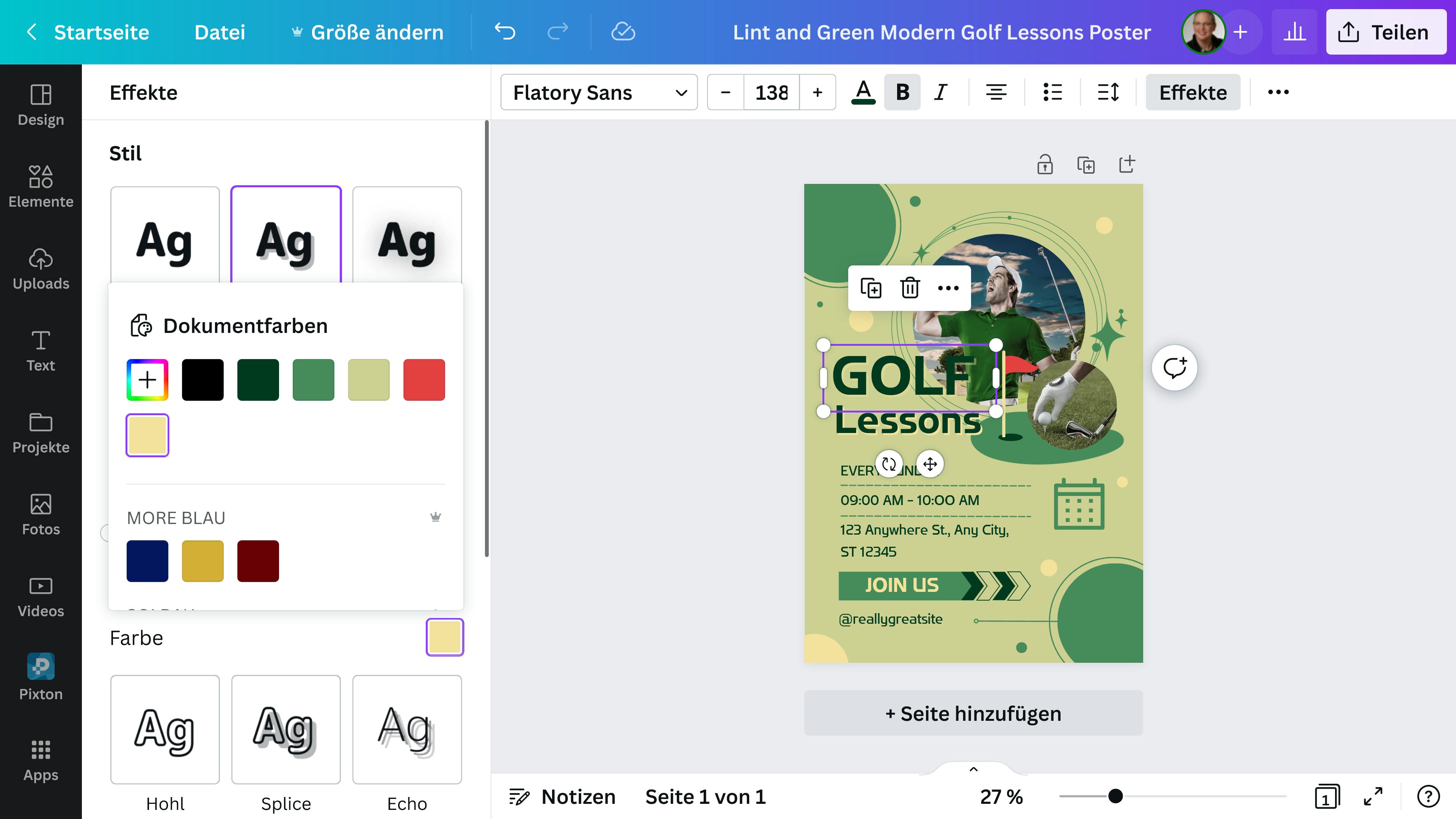Poster (kostenlos) erstellen: In 7 Schritten zum eigenen Plakat 2023 ...