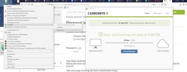 Carbonite Safe - Cloud Backup im Test | EXPERTE.de