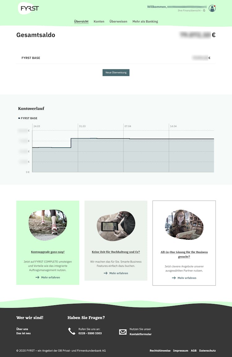 FYRST Geschäftskonto Test 2022 - Lohnt es sich? | EXPERTE.de