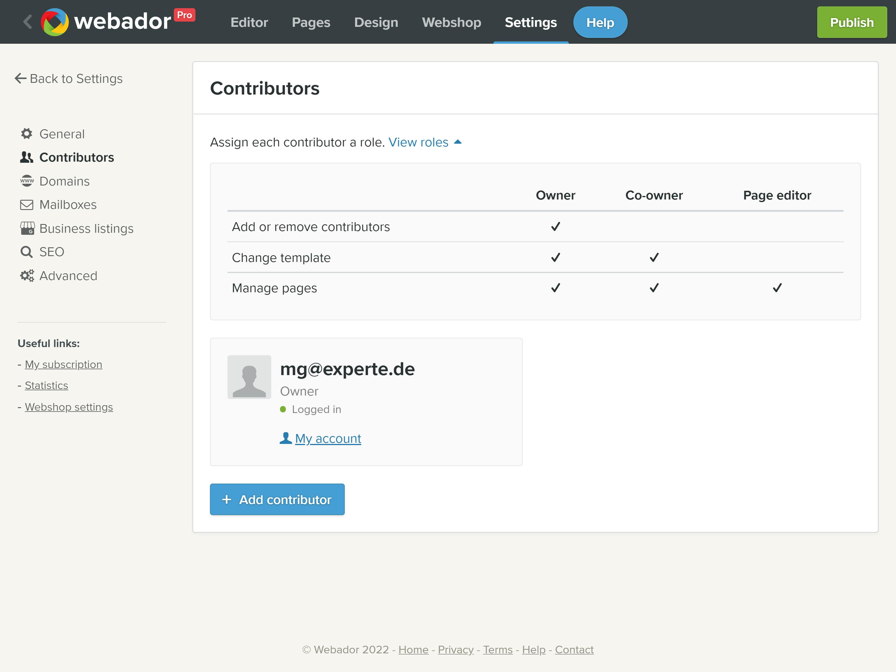 Webador: Recensione Software di Creazione Siti | DIGITALE.co
