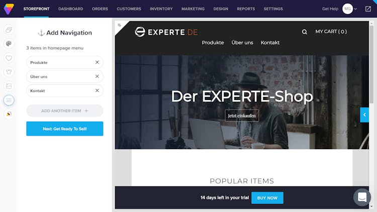 Volusion - Online-Shop Software im Test | EXPERTE.de