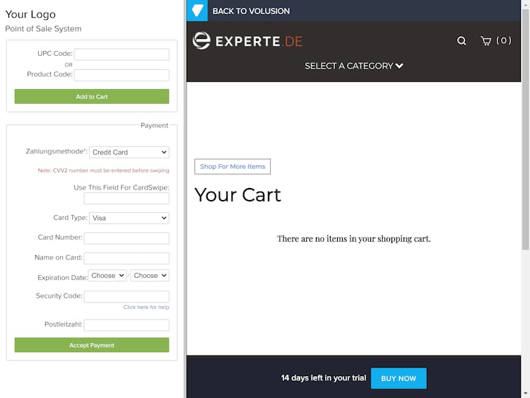 Volusion - Online-Shop Software im Test | EXPERTE.de
